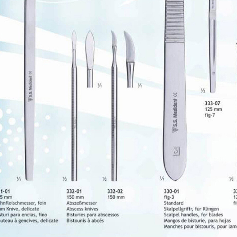 INSTR. BISTURIU ABSCESS 332-02 - Edwards Dental
